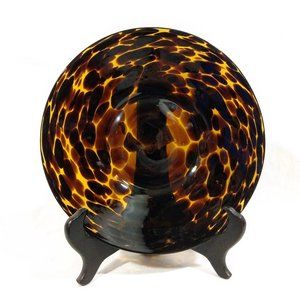 Pier 1 | Dining | Set Of 2 Nwt Pier Tortoise Shell Glass Plates | Poshmark